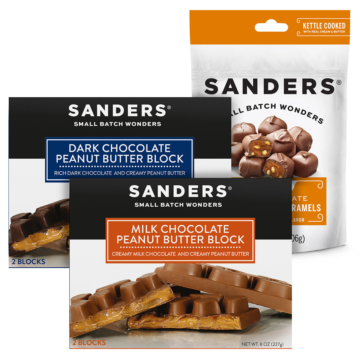 Peanut Butter Lovers Variety Pack | Official Sanders Candy Store ...