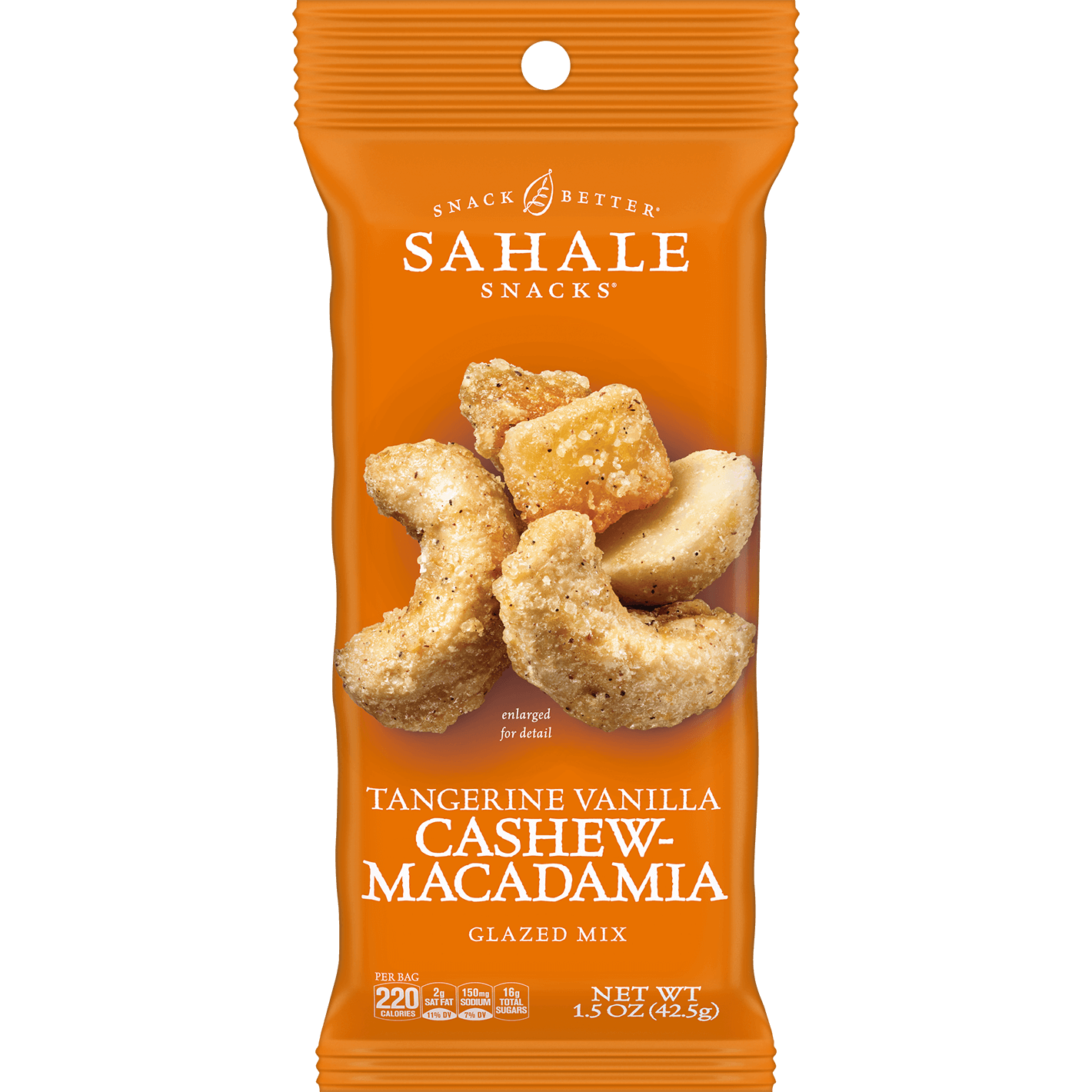 Tangerine Vanilla Cashew-Macadamia Glazed Mix – 1.5oz | Official Sahale ...