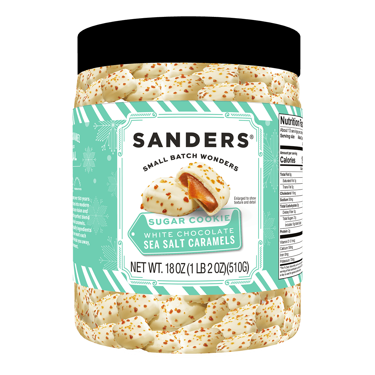 White Chocolate Sugar Cookie Sea Salt Caramel Tub 18oz – Second Nature ...
