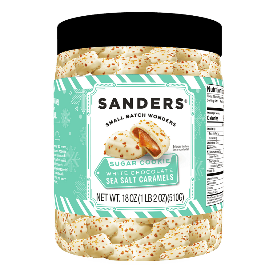Sea Salt Caramel Chocolate – Sweet, Salty, Iconic | Sanders Candy ...