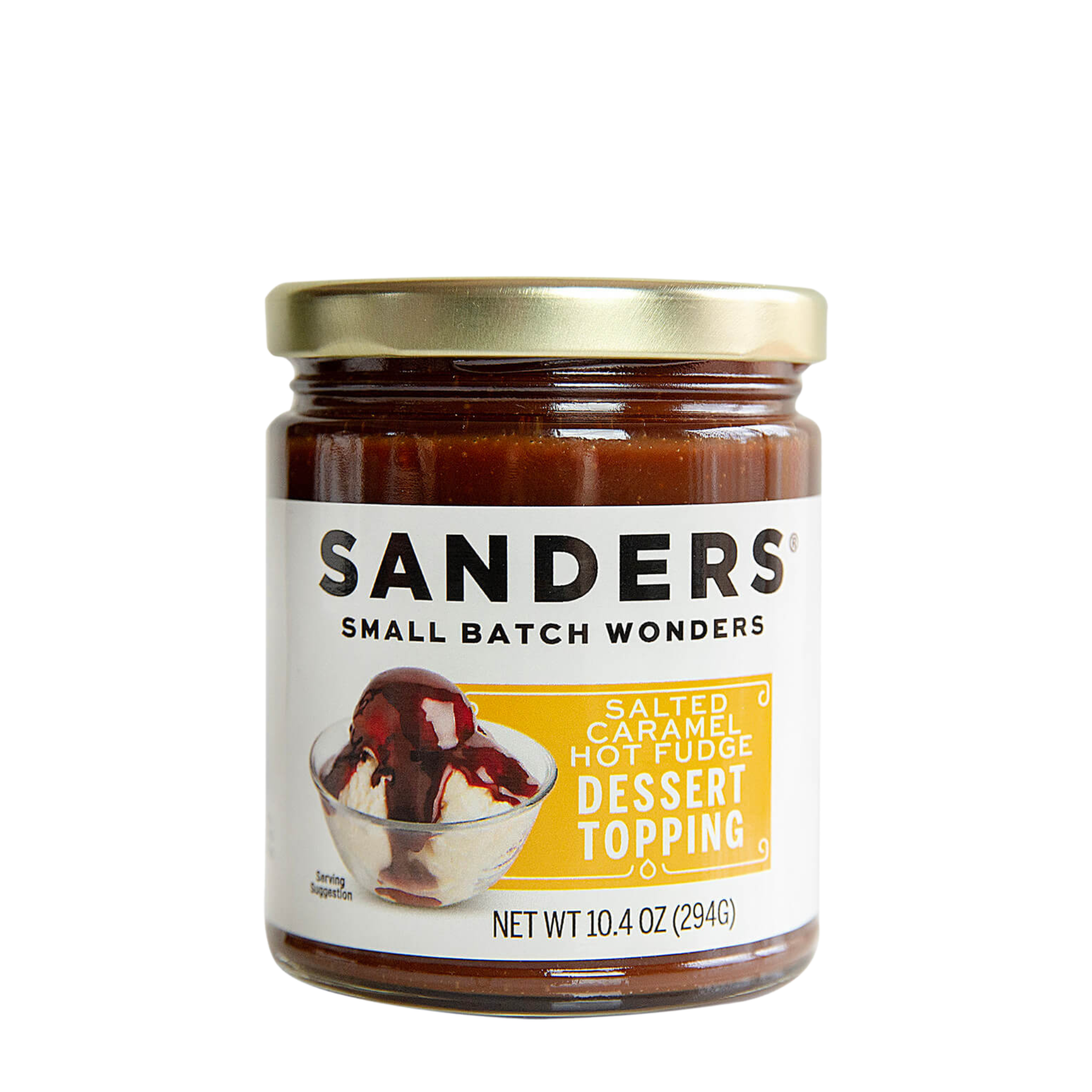 Salted Caramel Hot Fudge Dessert Topping | Official Sanders Candy ...