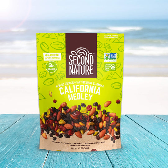 California Medley Nut & Fruit Mix | Second Nature Snacks – Second ...
