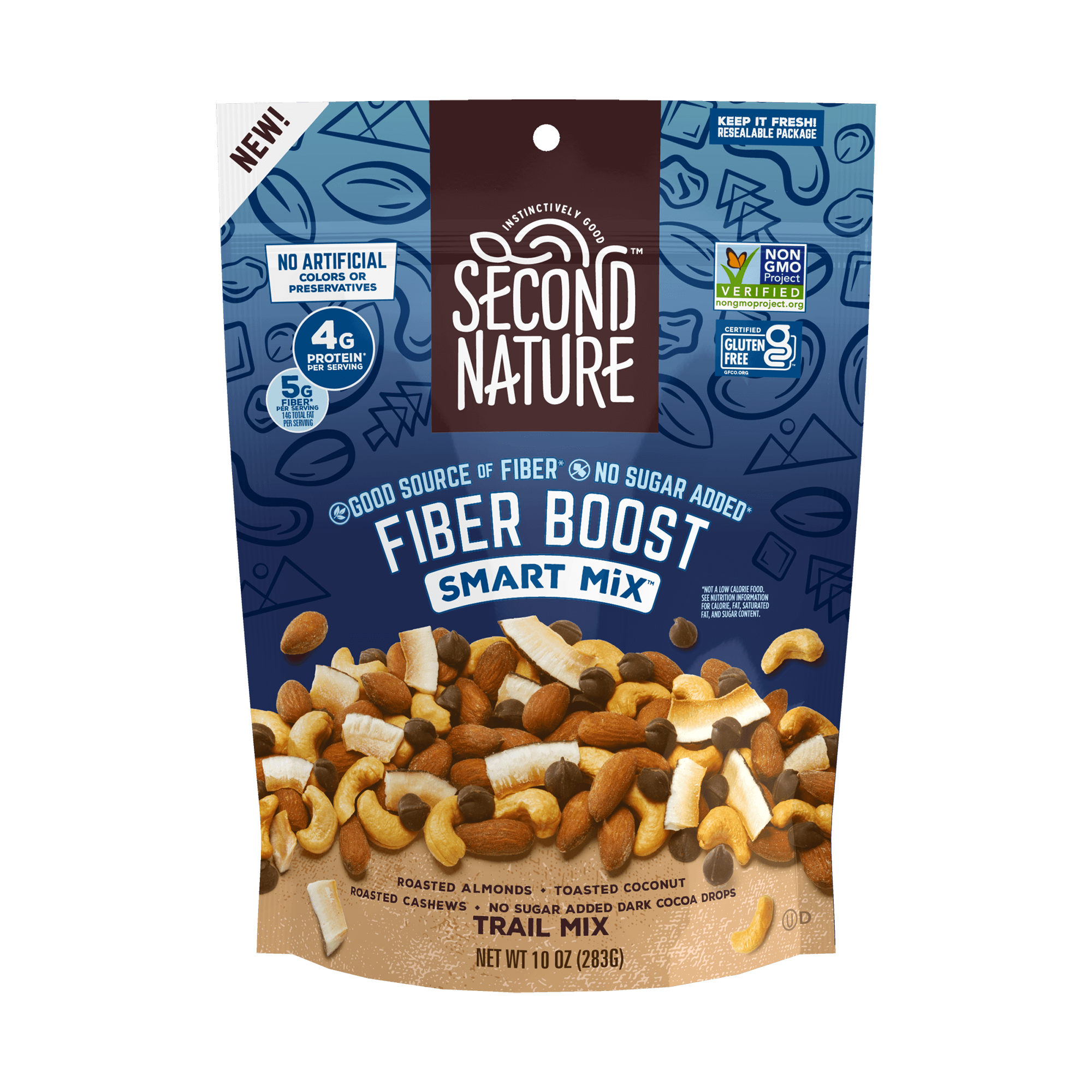 Fiber Boost Smart Mix - 10 oz. | Second Nature Snacks – Second Nature ...