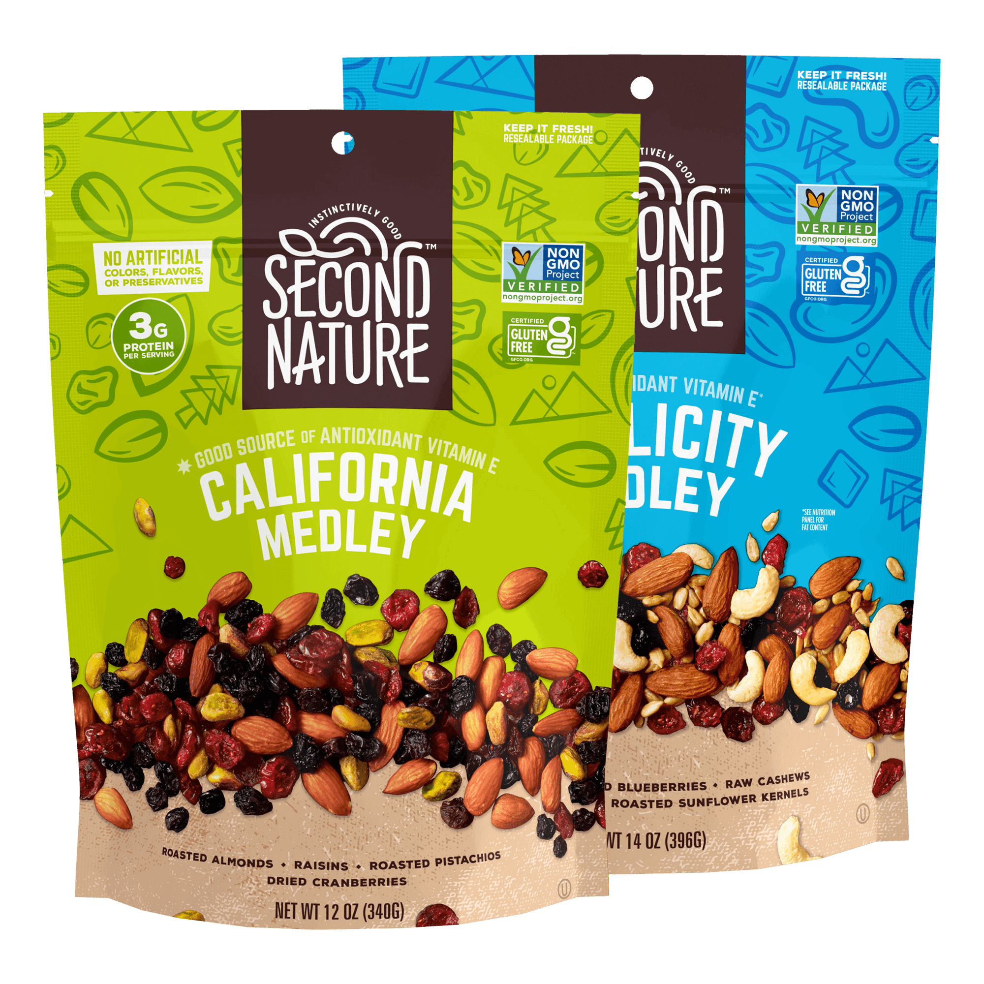 Basics Fruit & Nut Duo Variety Pack| Second Nature Snacks – Second ...