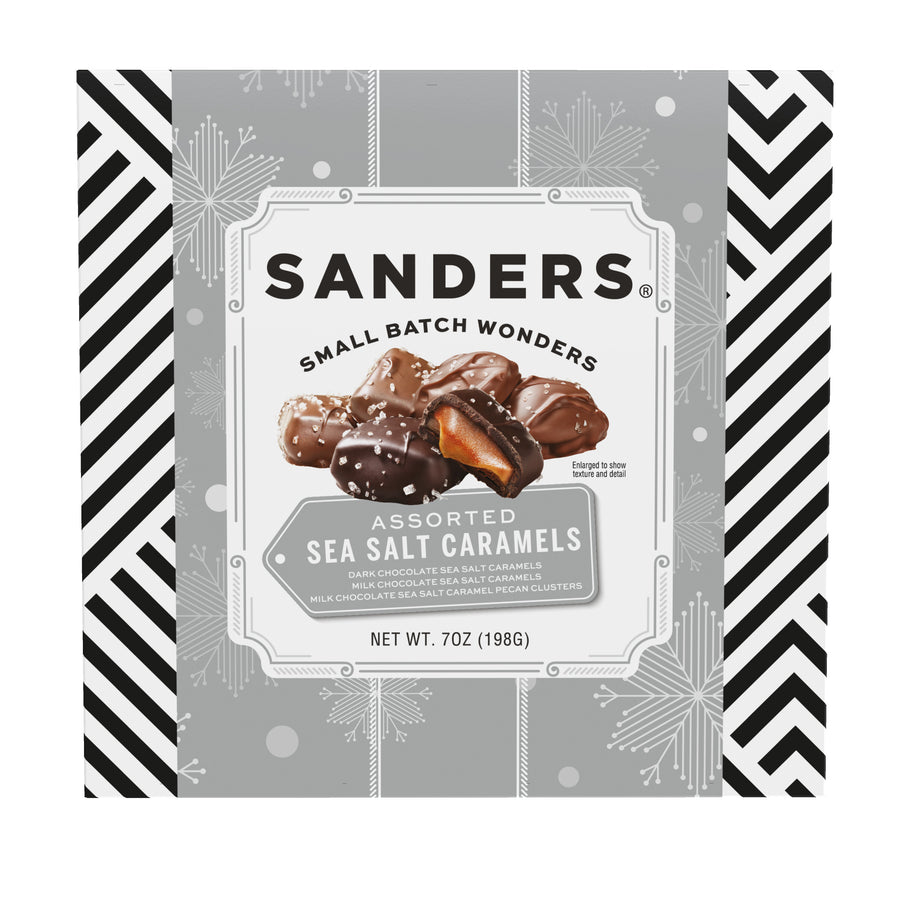 Sea Salt Caramel Chocolate – Sweet, Salty, Iconic | Sanders Candy ...
